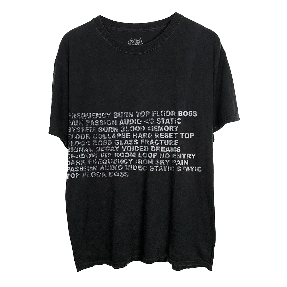 Top Floor Boss Poem T-Shirt - DESTROY LONELY Official Store